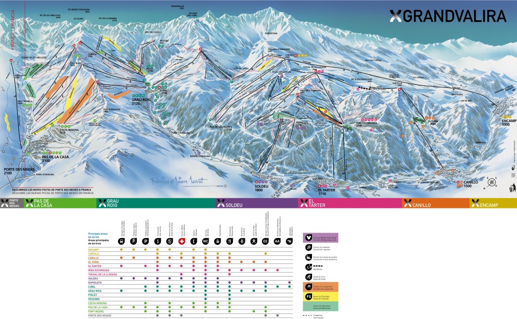 Andorra Piste Map- Grandvalira | Good Ski Guide